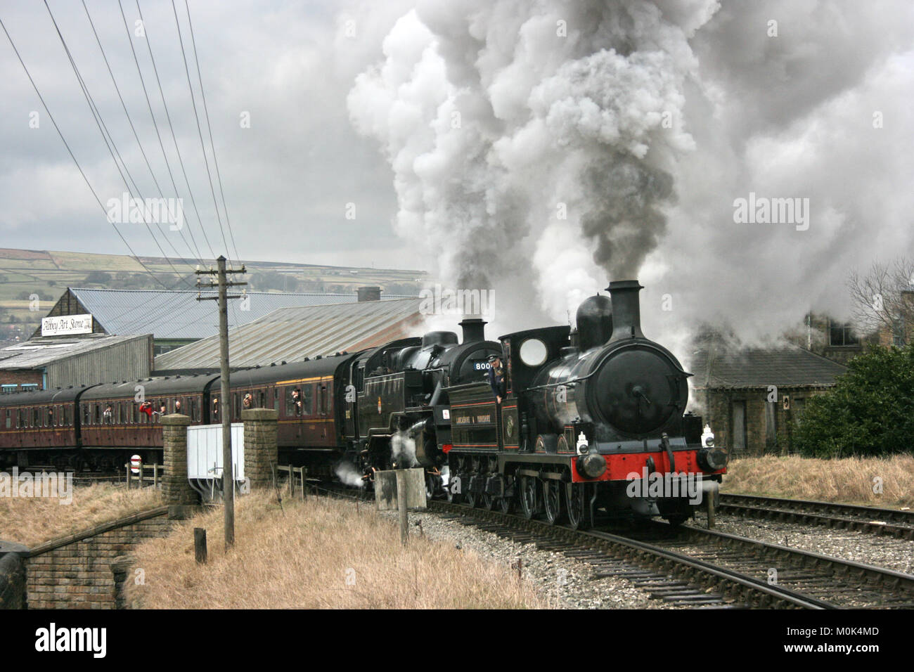 Lancashire and Yorkshire Steam Loco and Standard 4 steam loco at the ...