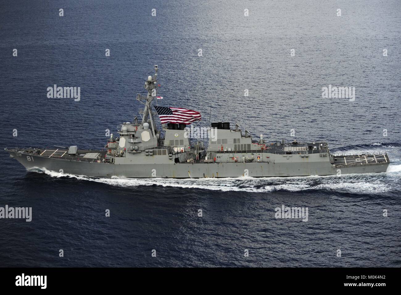 The U.S. Navy Arleigh Burke-class guided-missile destroyer USS Winston ...
