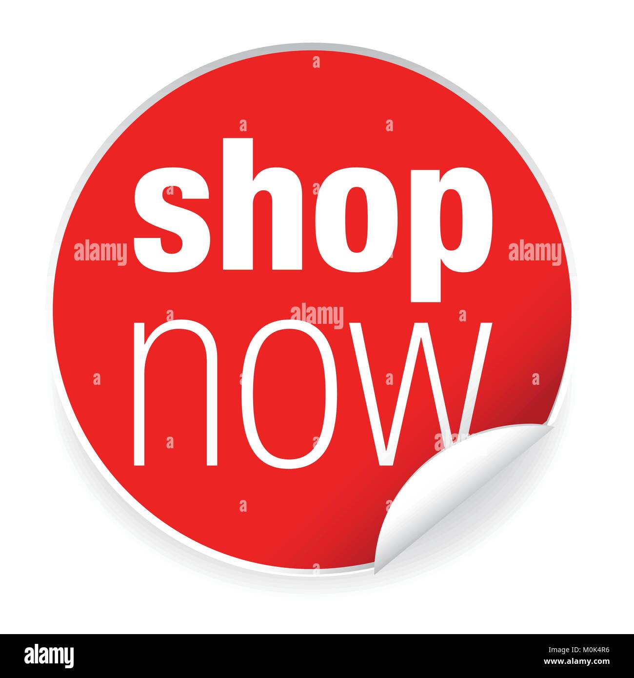 Shop now label sticker vector Stock Vector Image & Art - Alamy