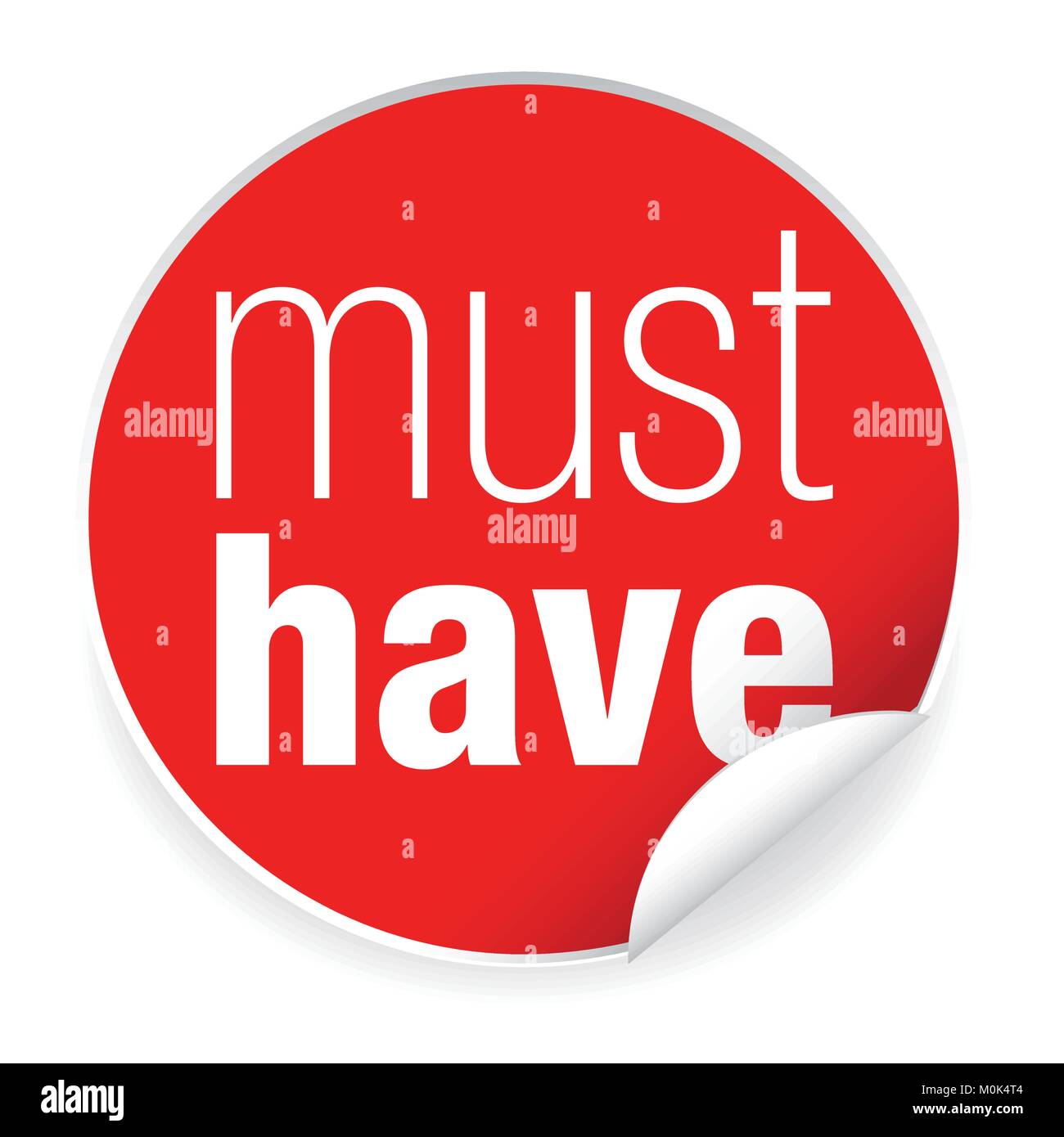 Must have label sticker vector Stock Vector Image & Art - Alamy