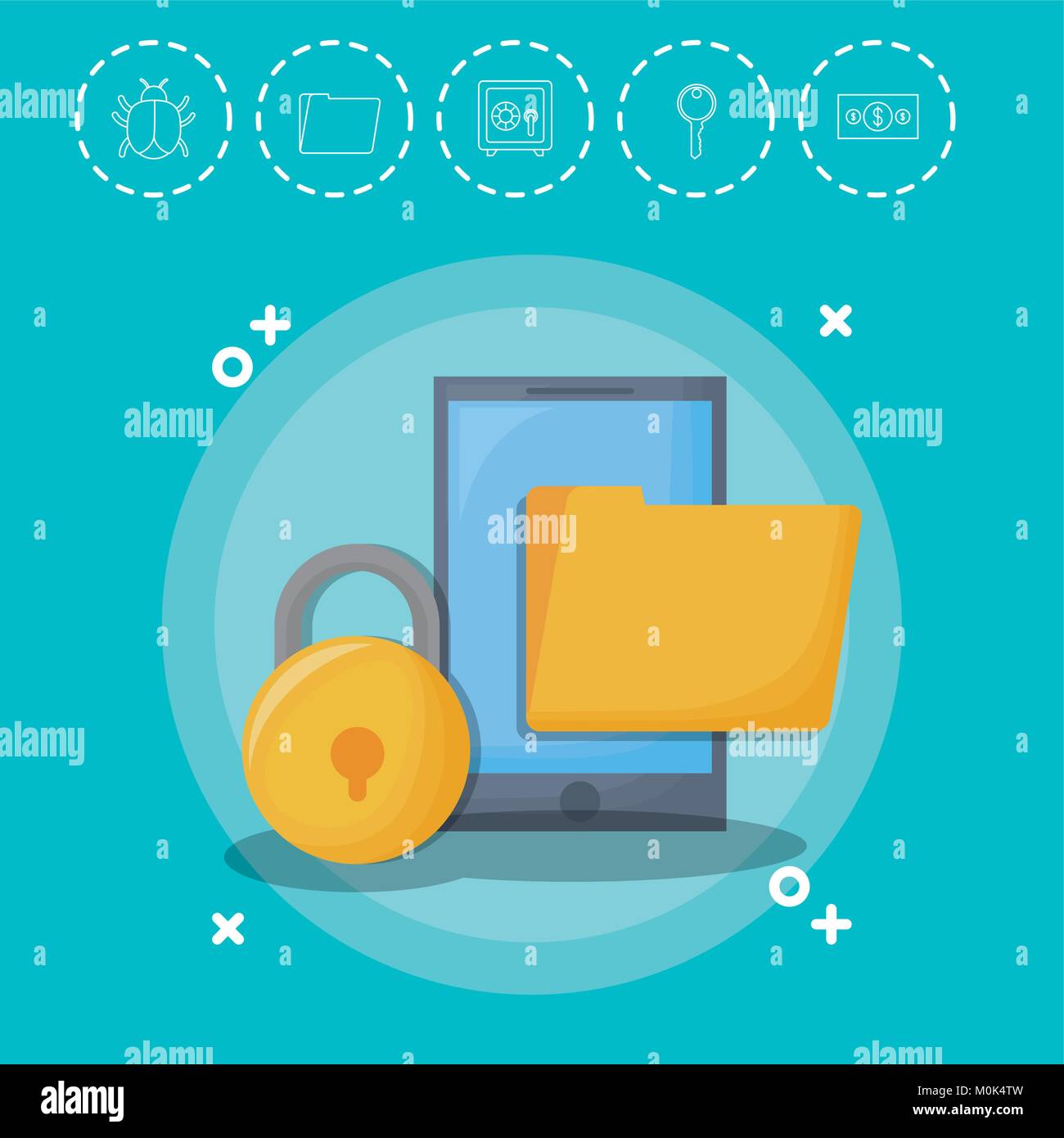 cyber security design Stock Vector Image & Art - Alamy