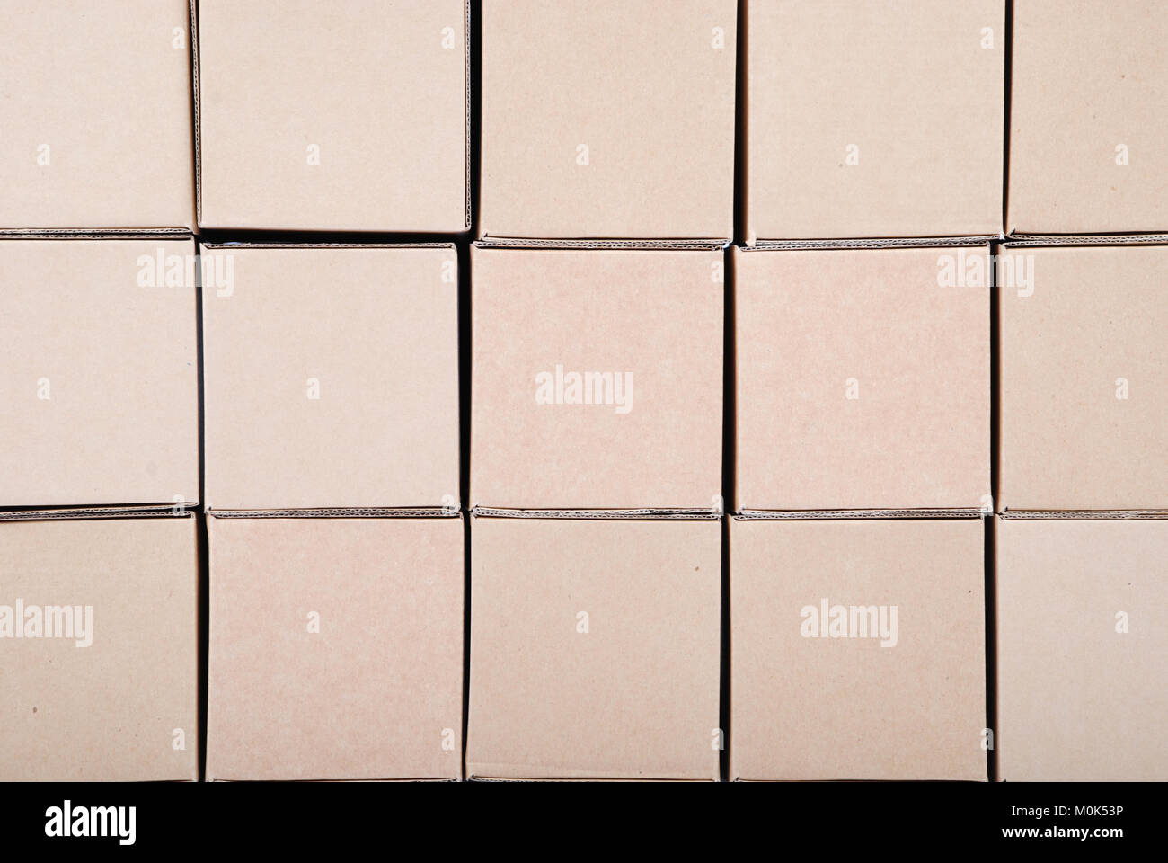 Cardboard boxes background Stock Photo - Alamy