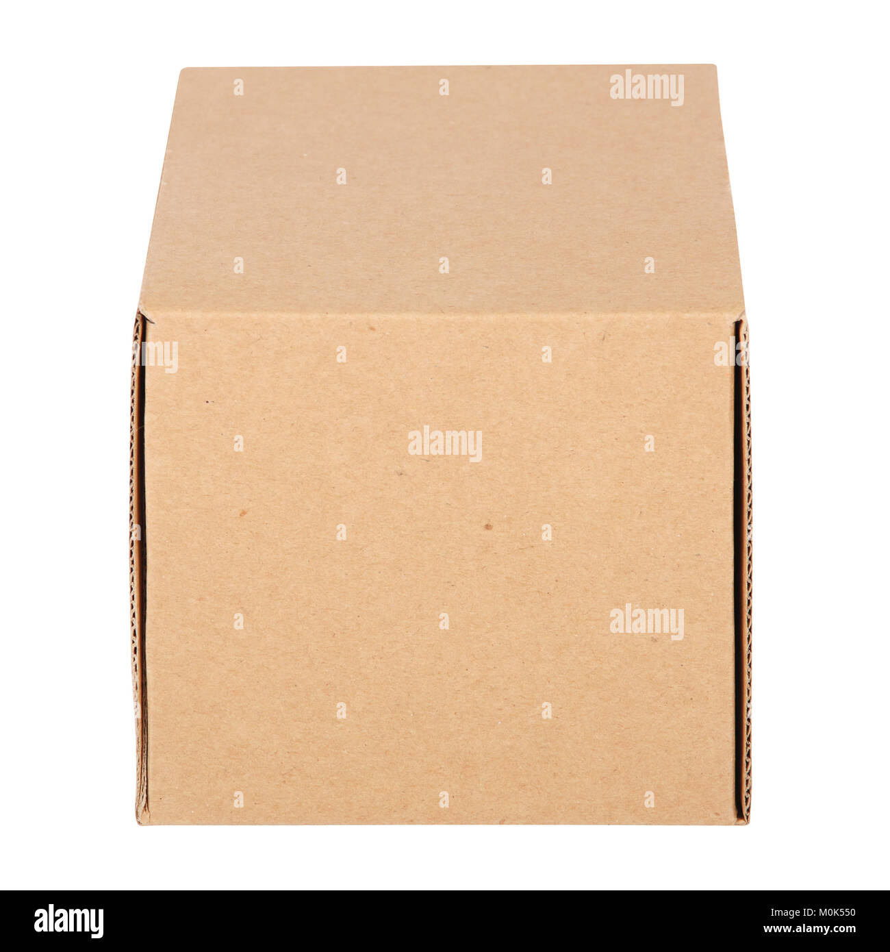 Cardboard box on white background Stock Photo - Alamy