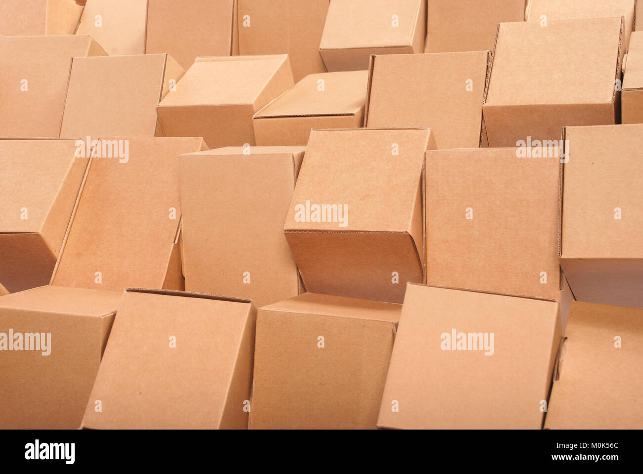 Cardboard boxes background Stock Photo - Alamy