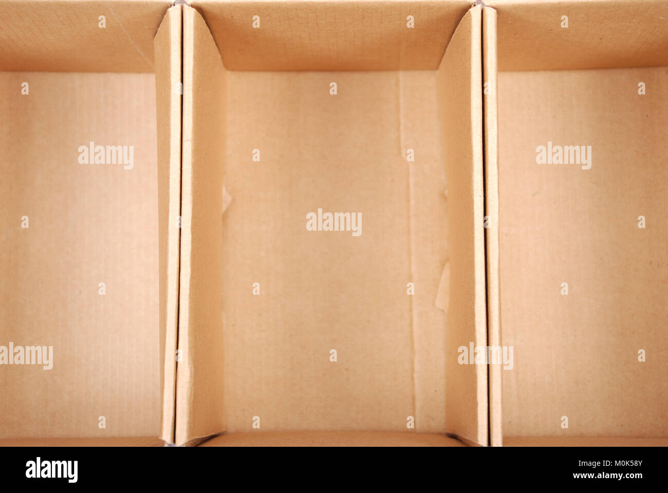 Close-up of three open cardboard boxes Stock Photo - Alamy