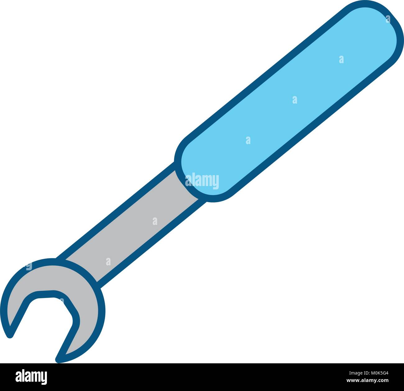 Wrench tool isolated Stock Vector Image & Art - Alamy