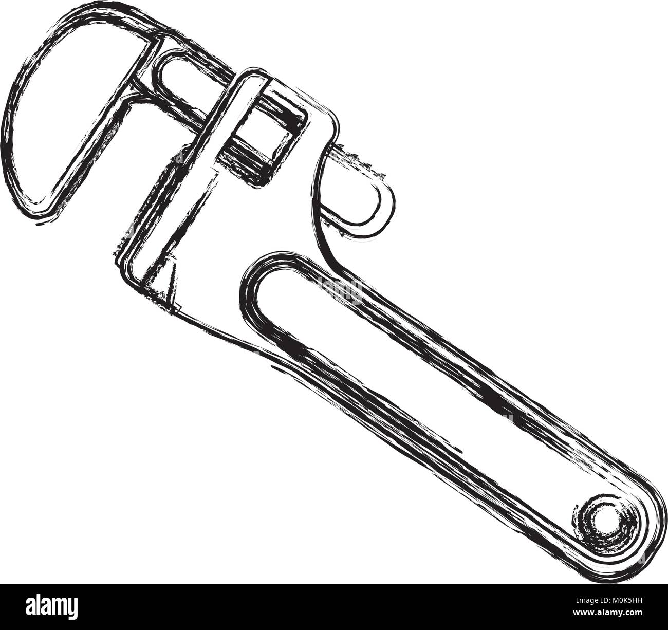 Wrench tool isolated Stock Vector Image & Art - Alamy
