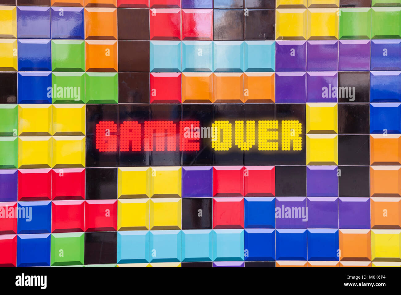 Game over sign hi-res stock photography and images - Alamy