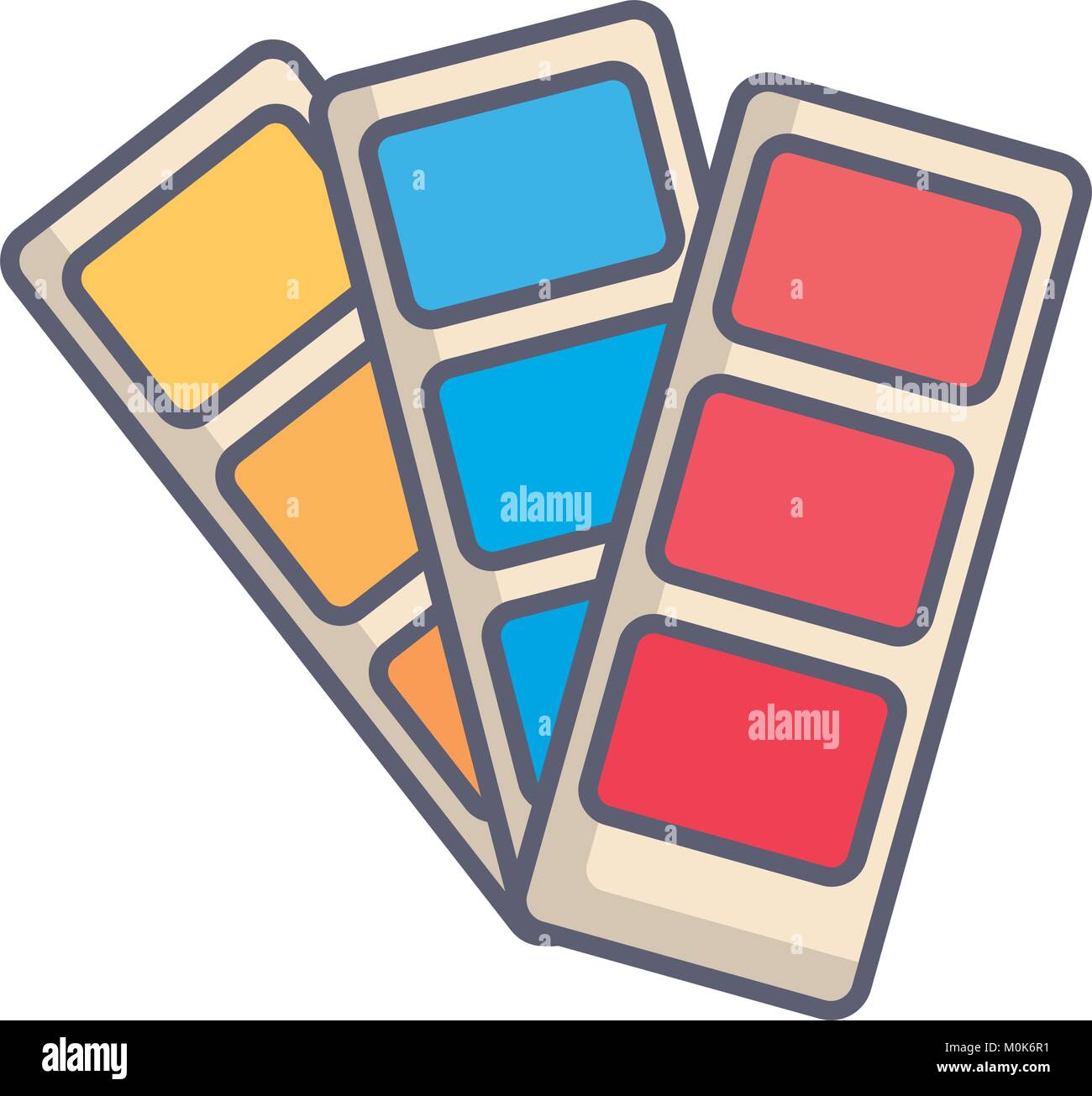 Colour chart paper Stock Vector Images - Alamy