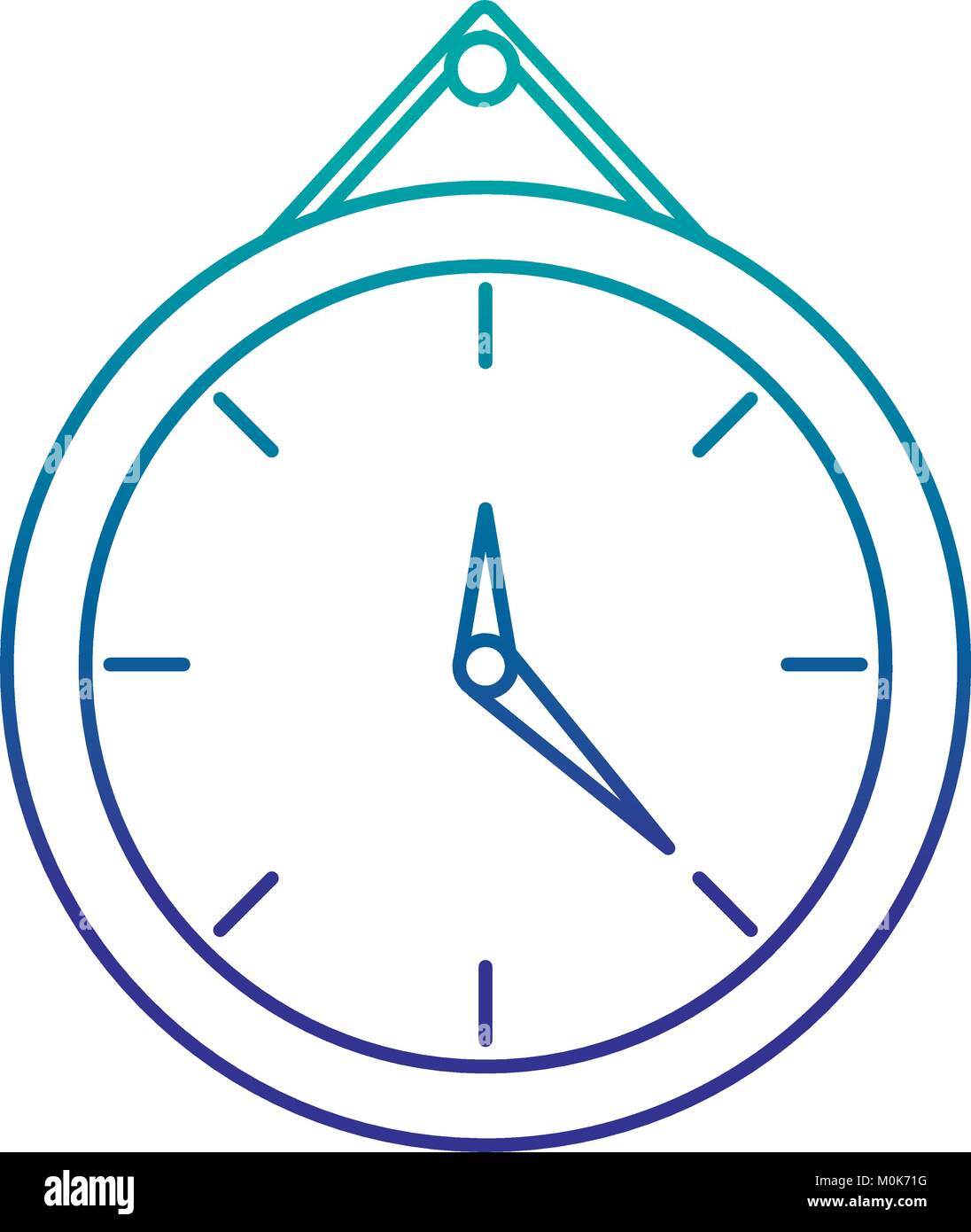 time clock isolated icon Stock Vector Image & Art - Alamy