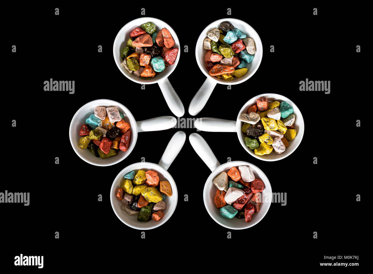 Colorful Chocolate candy Stock Photo - Alamy