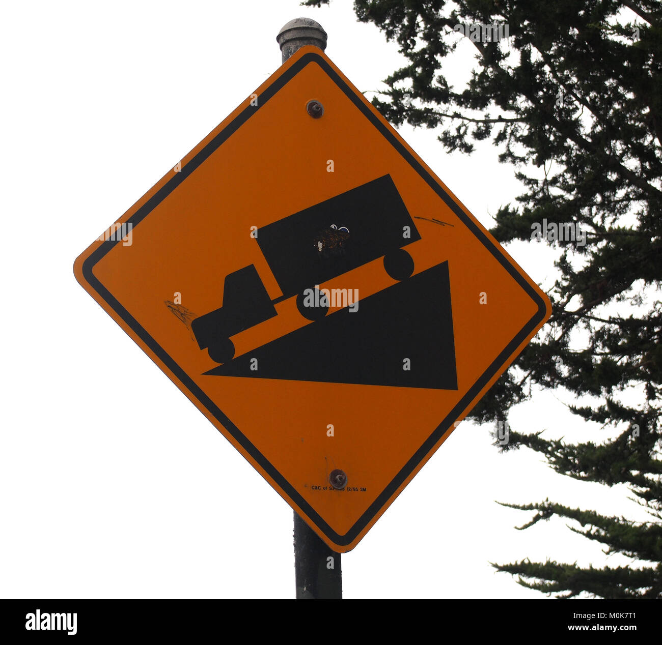 Steep Slope Sign High Resolution Stock Photography and Images - Alamy