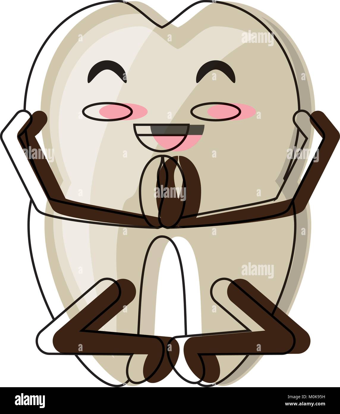 kawaii tooth icon image Stock Vector Image & Art - Alamy