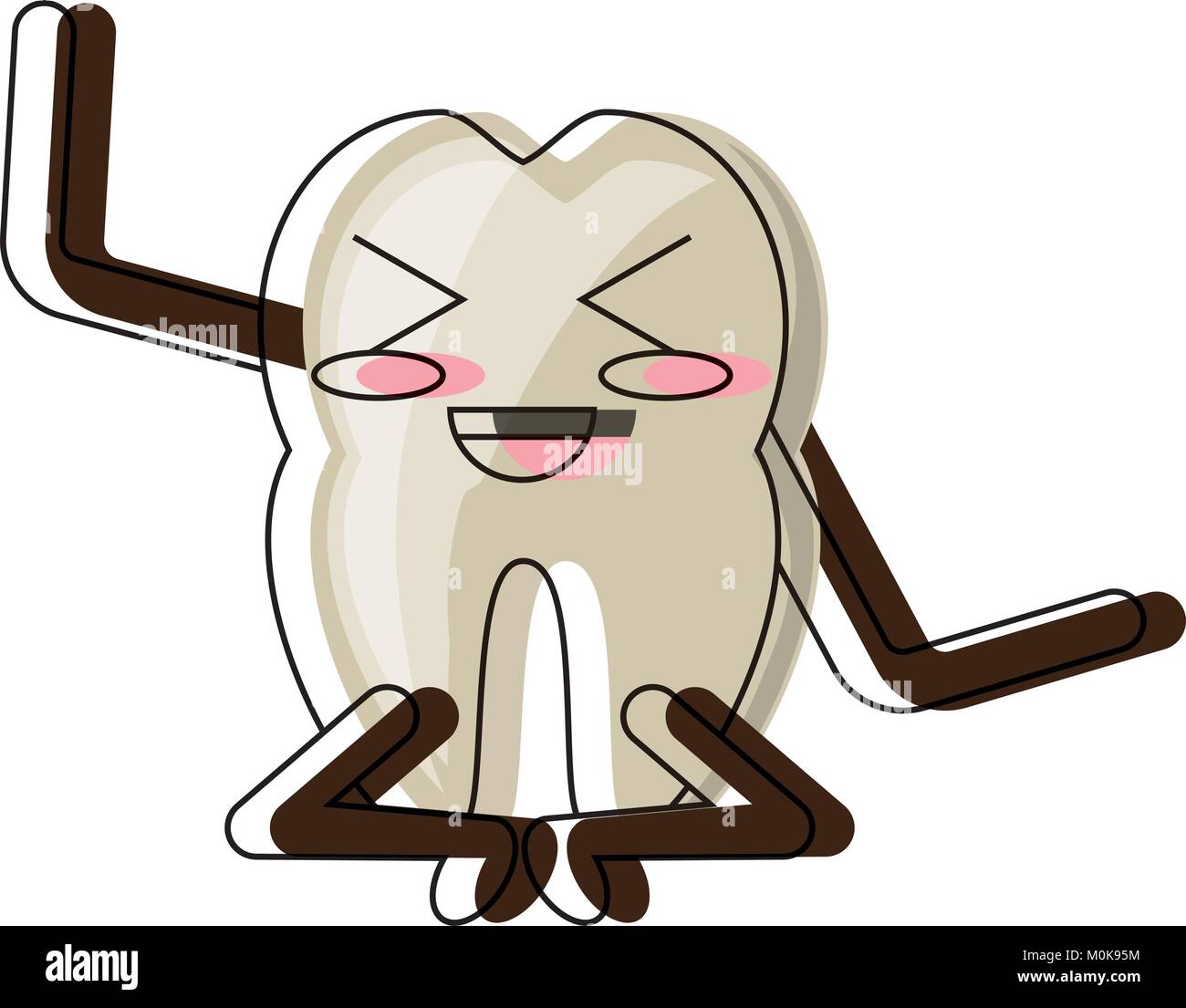 kawaii tooth icon image Stock Vector Image & Art - Alamy