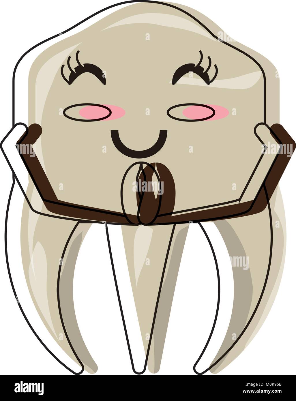 kawaii tooth icon image Stock Vector Image & Art - Alamy