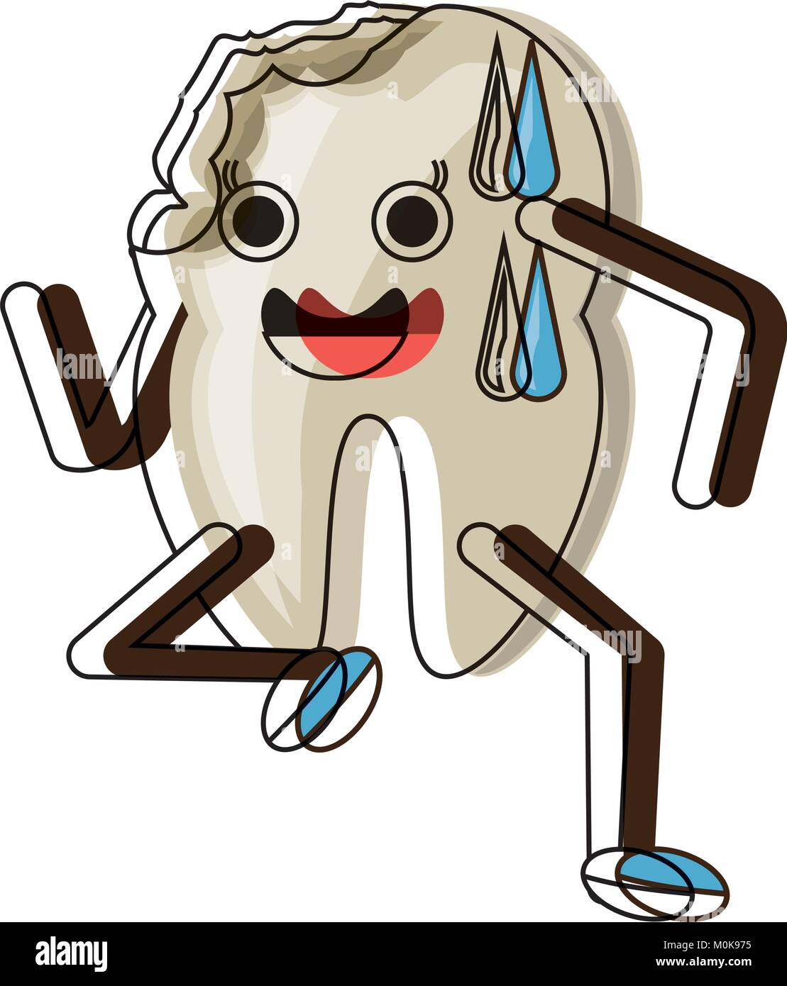 kawaii tooth icon image Stock Vector Image & Art - Alamy