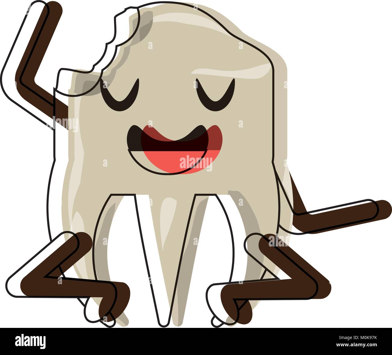 kawaii tooth icon image Stock Vector Image & Art - Alamy