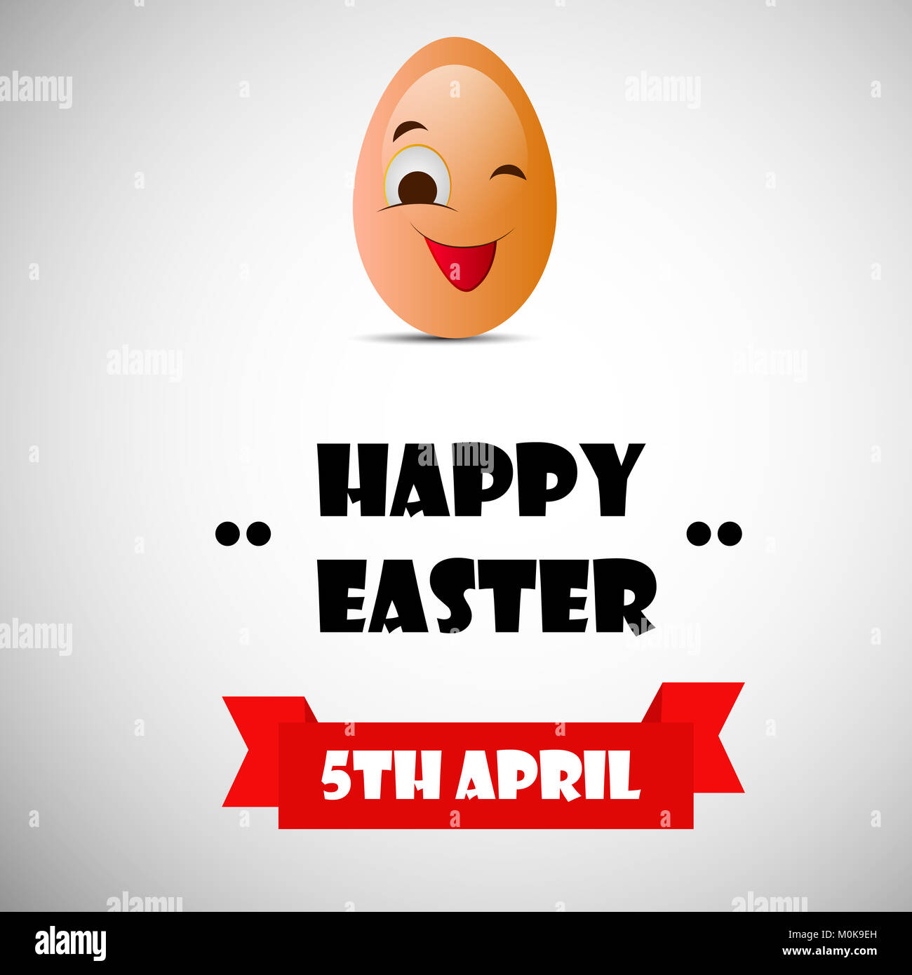 illustration of elements of Christians festival Easter background Stock ...