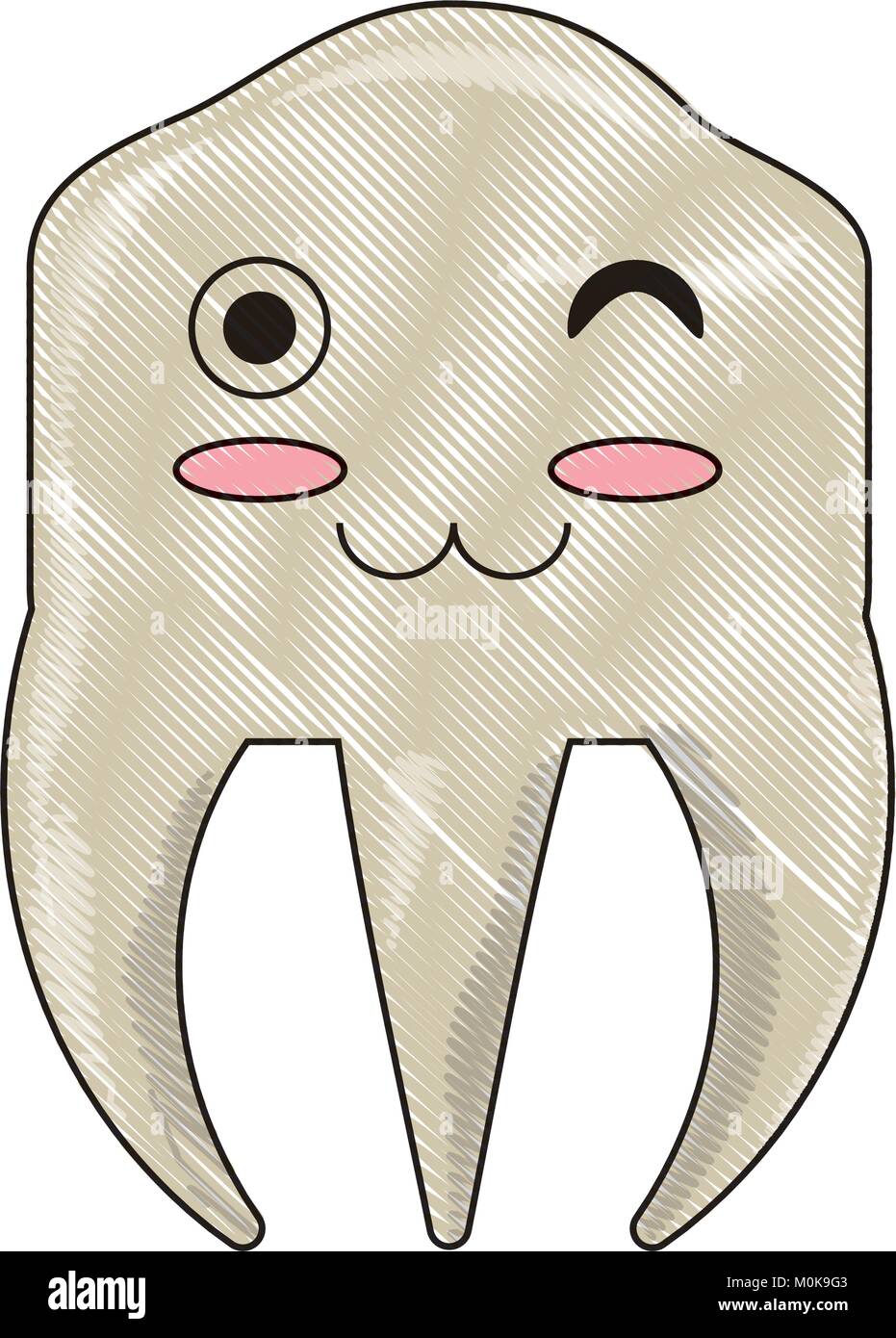 kawaii tooth icon image Stock Vector Image & Art - Alamy