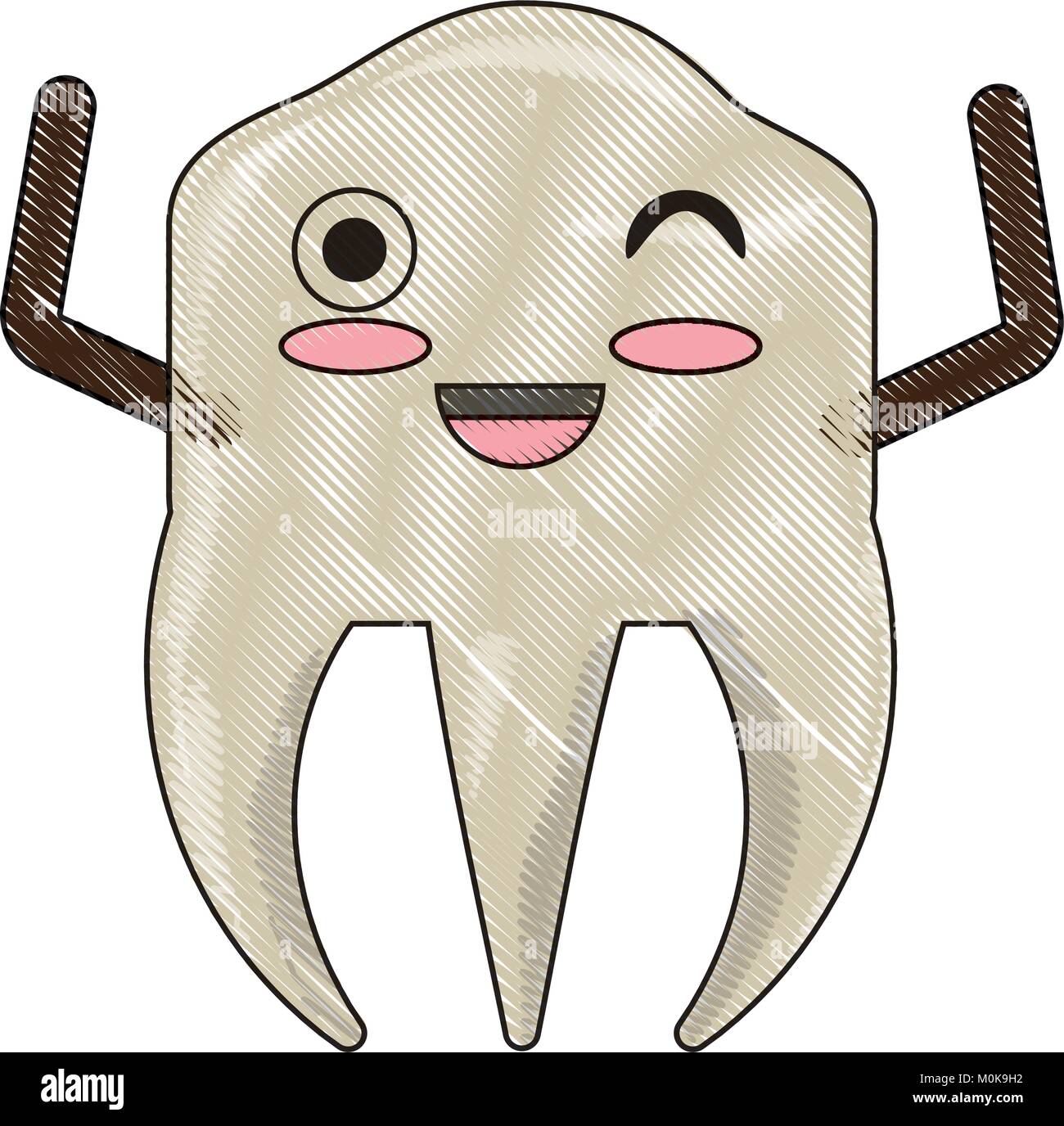 kawaii tooth icon image Stock Vector Image & Art - Alamy