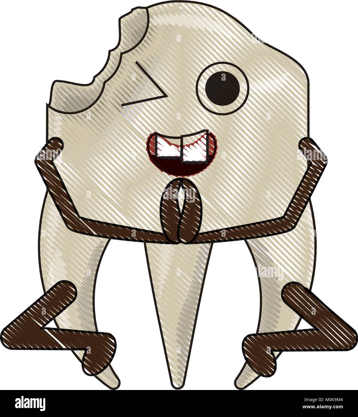 kawaii tooth icon image Stock Vector Image & Art - Alamy