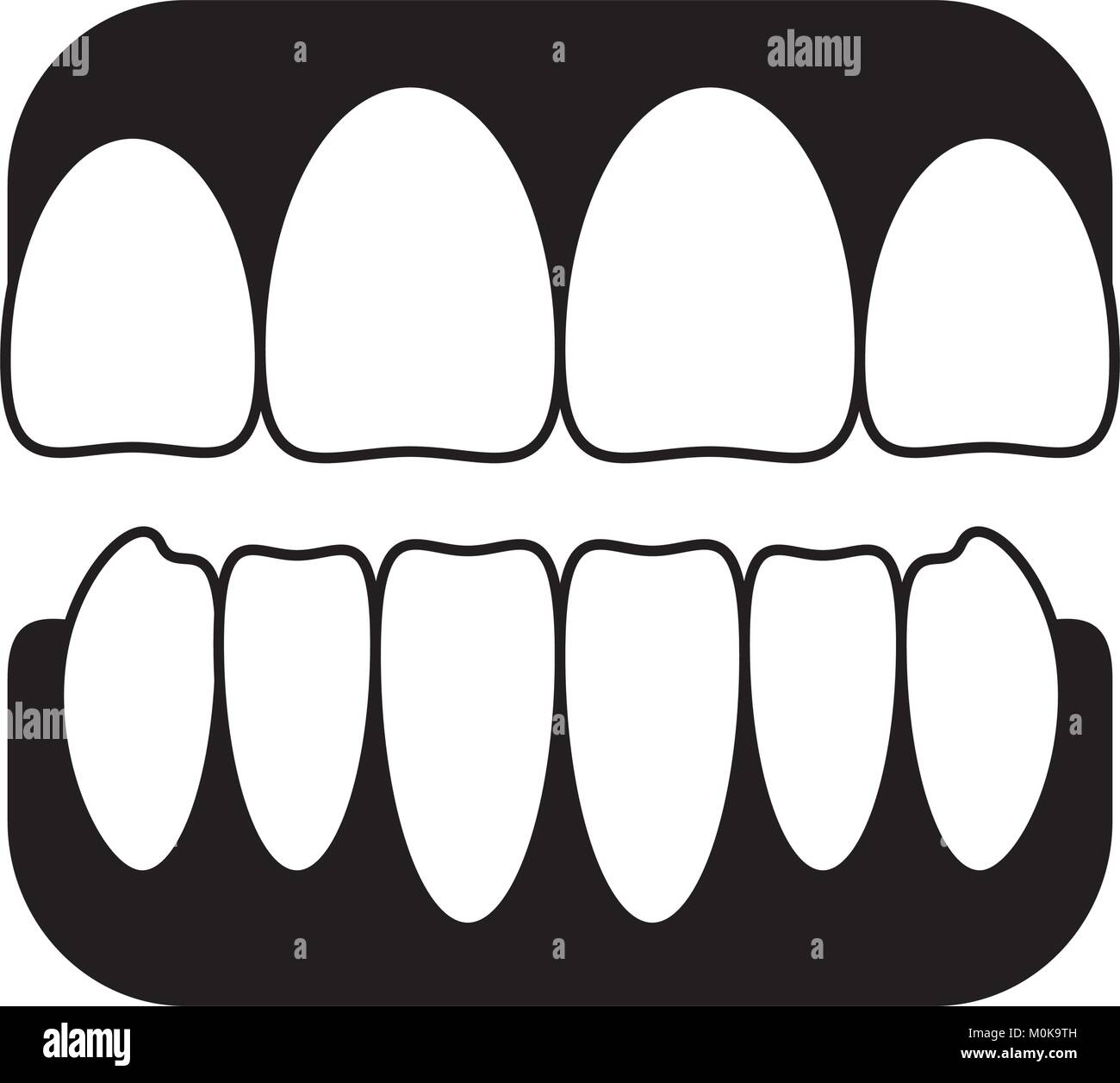 jaw with teeth icon Stock Vector Image & Art - Alamy