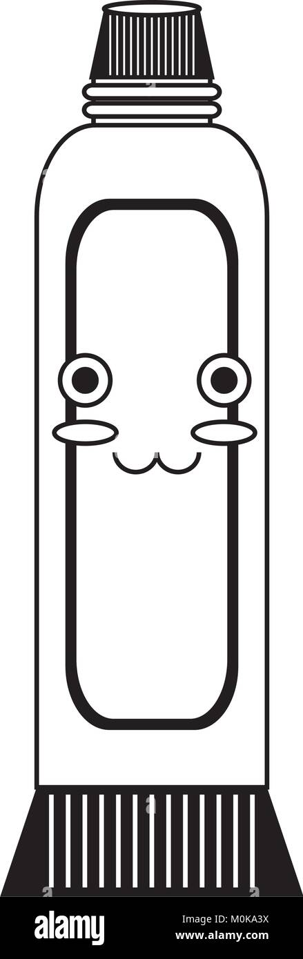 kawaii toothpaste icon image Stock Vector Image & Art - Alamy