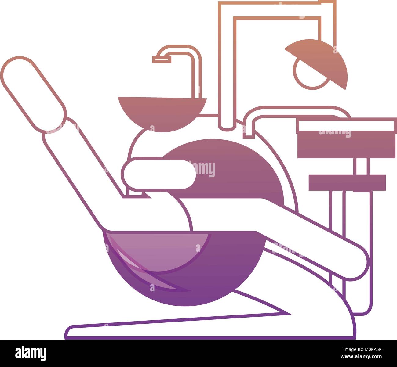 Dental chair unit Stock Vector Images - Alamy