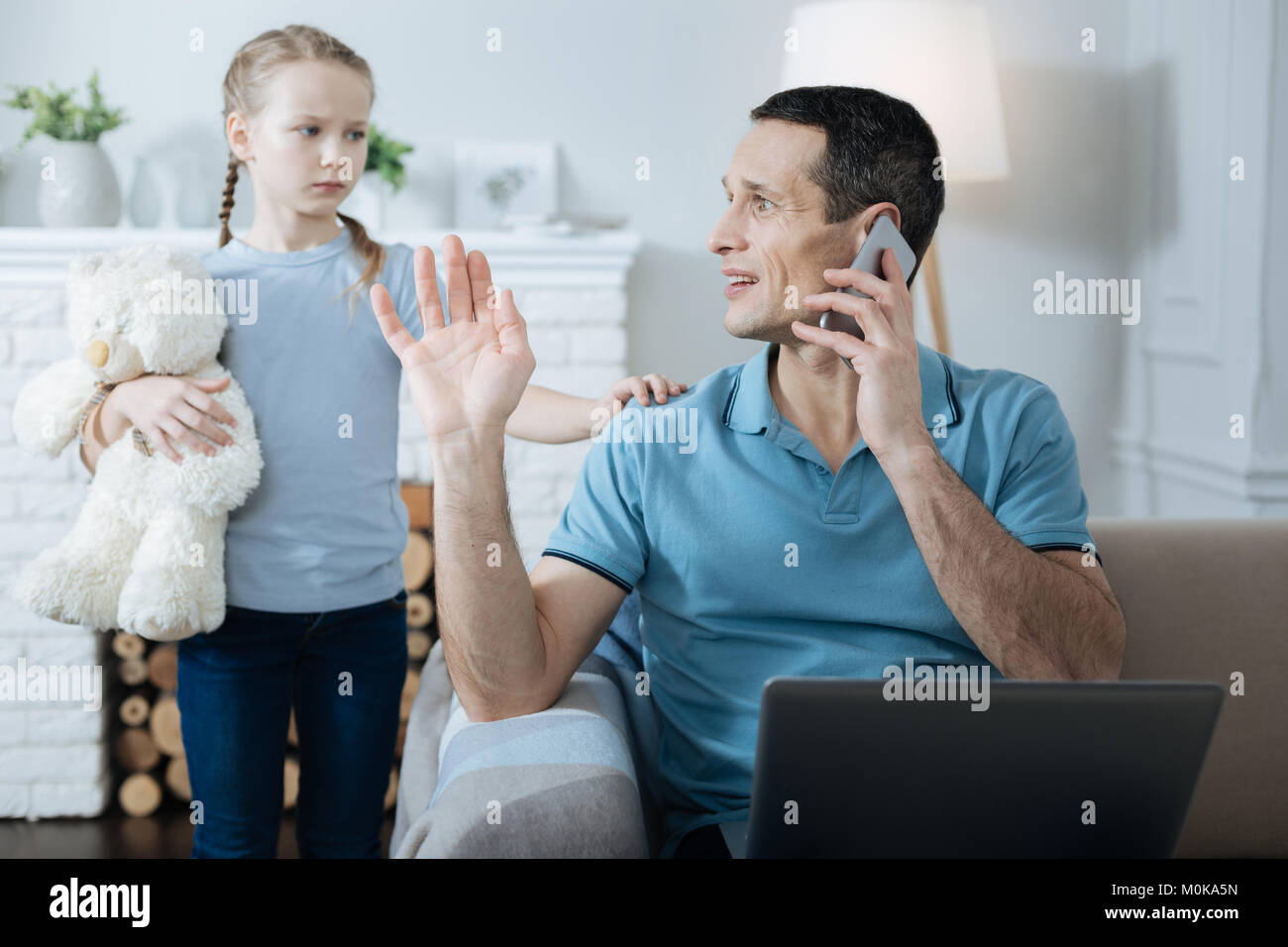 Child asking parent hi-res stock photography and images - Alamy