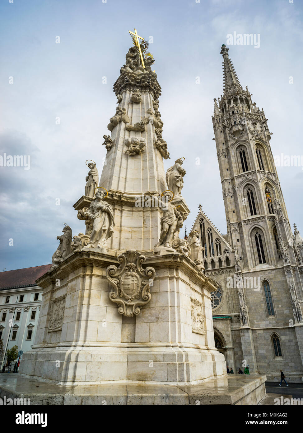 Matthias Church, a Roman Catholic church in Buda's Capital District ...