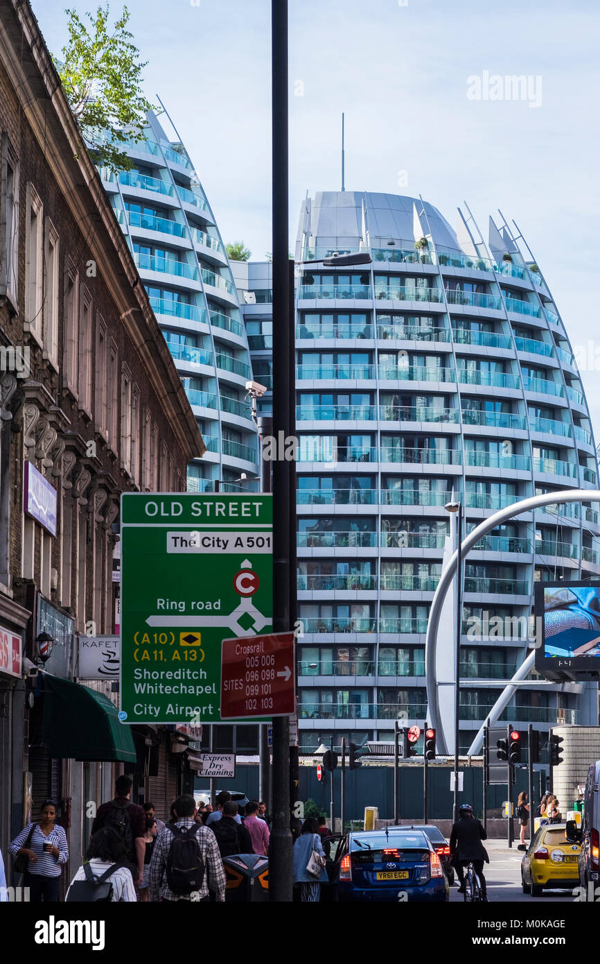 Old Street roundabout, London, England, U.K Stock Photo - Alamy
