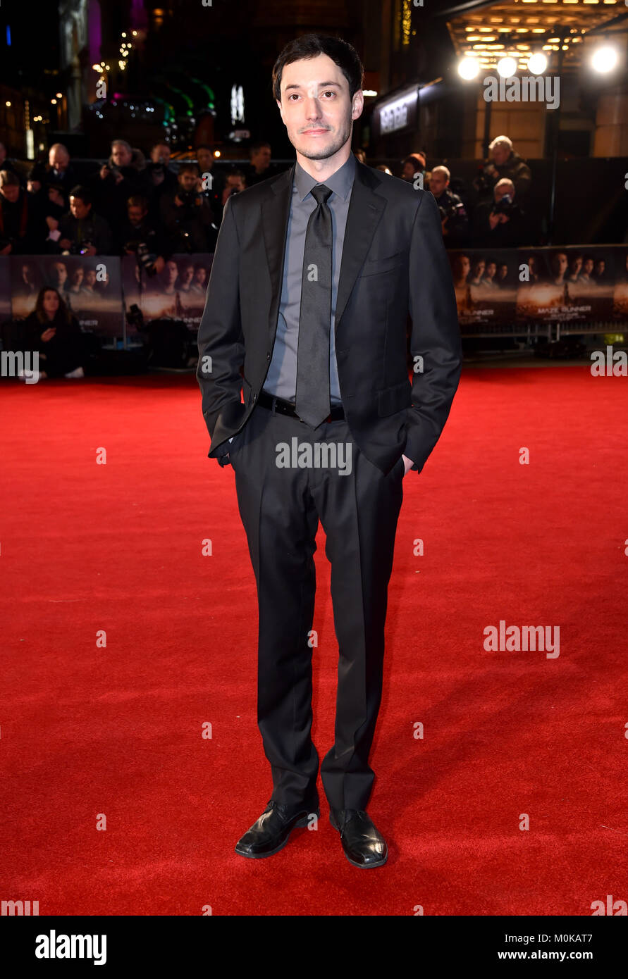 Wes Ball attending the Maze Runner: The Death Cure fan screening held ...