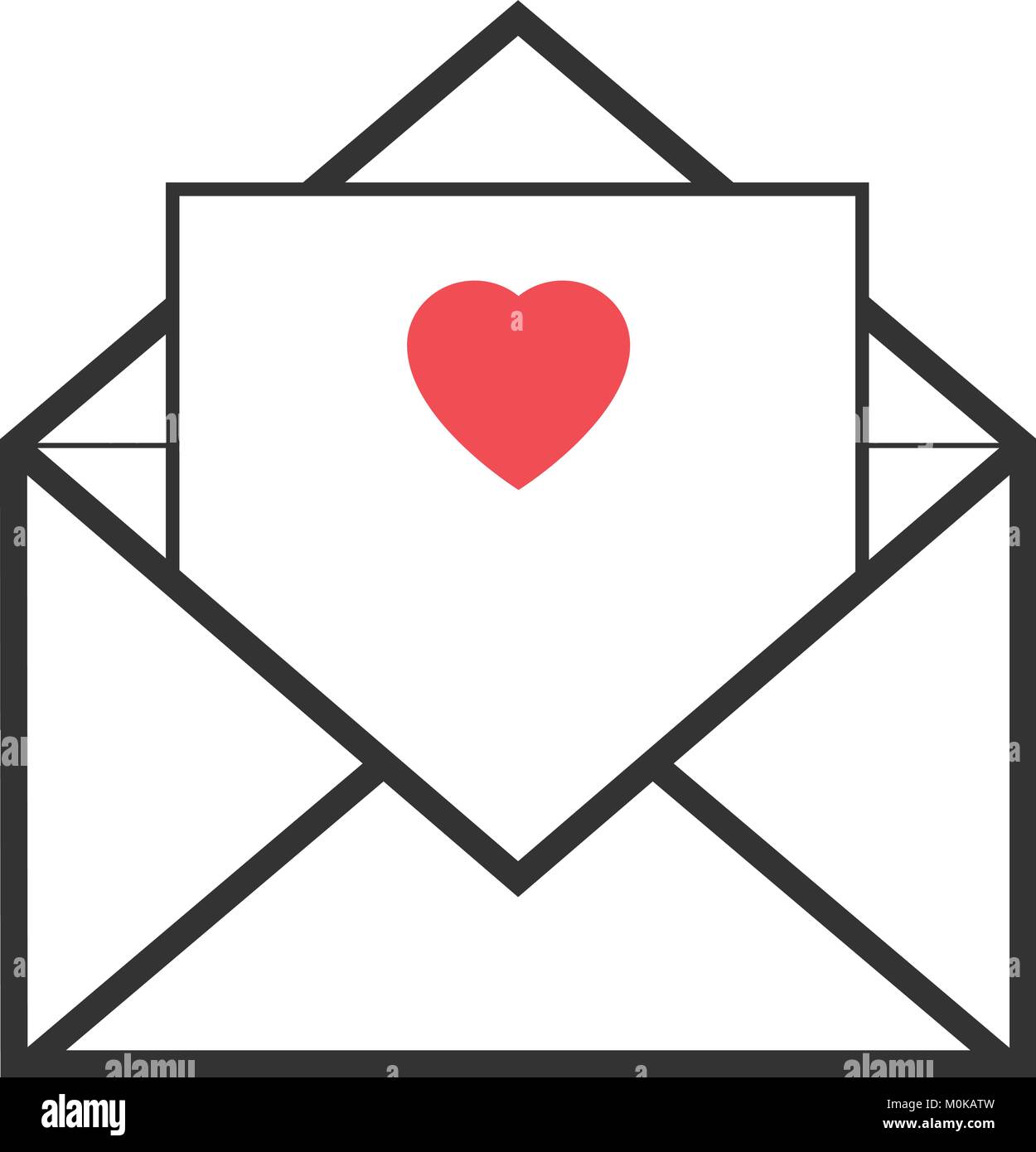 Envelope with letter vector Stock Vector Image & Art - Alamy