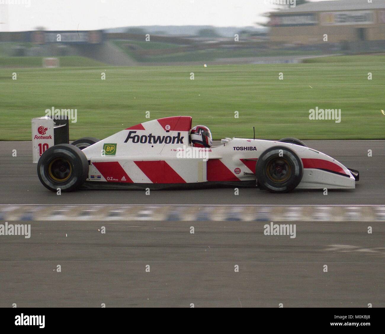 Aguri Suzuki, Footwork FA13, Formula One at Silverstone in 1992 Stock ...
