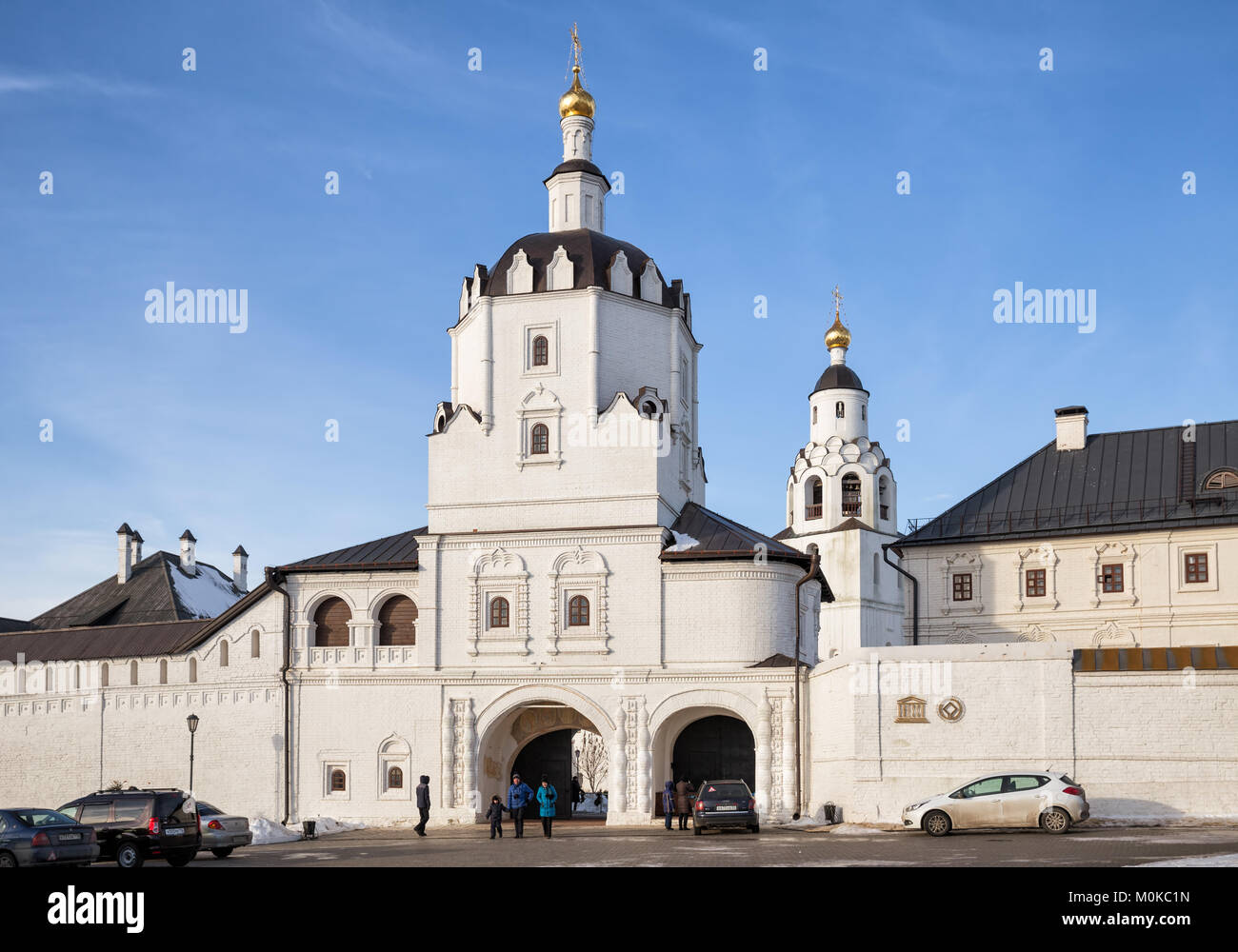 SVIYAZHSK, RUSSIA - JANUARY 05, 2018: The Holy Gates and the Gate ...