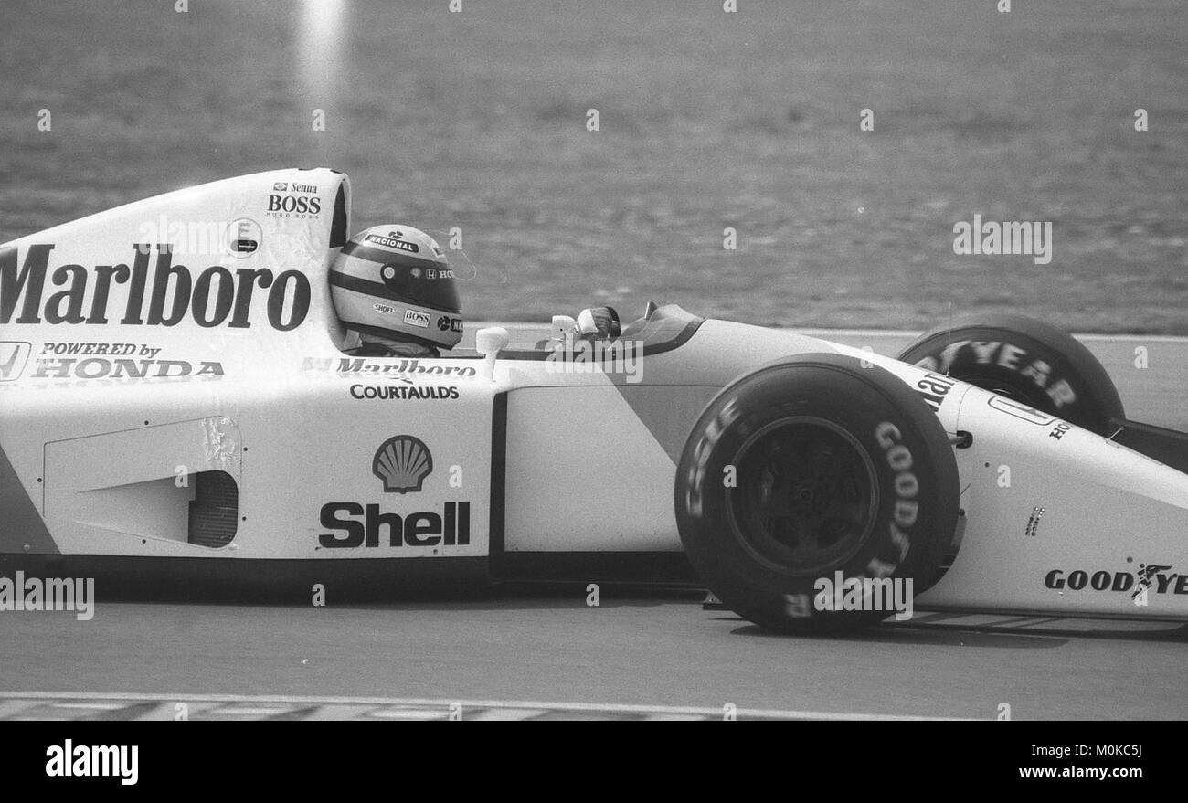 Ayrton Senna Formula 1 Cars High Resolution Stock Photography and ...