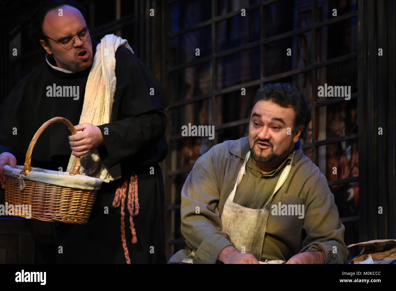 Mexican tenor Ramon Vargas (Mario Сavaradossi) perfoms "Tosca" opera ...