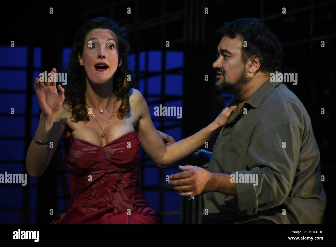 Mexican tenor Ramon Vargas (Mario Сavaradossi) perfoms "Tosca" opera ...