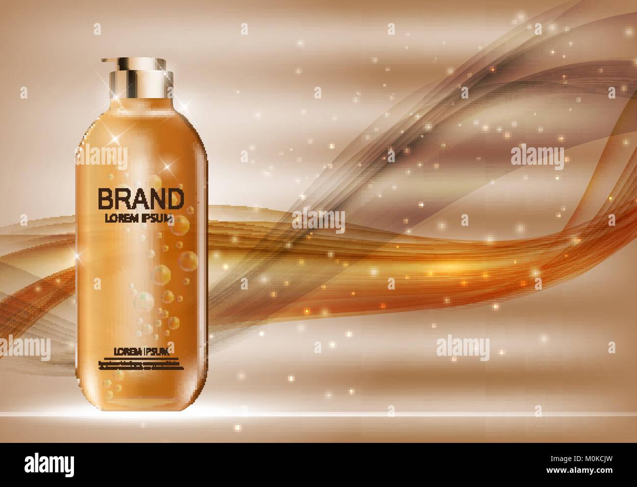 Design Cosmetics Product Template for Ads or Magazine Background. 3D ...