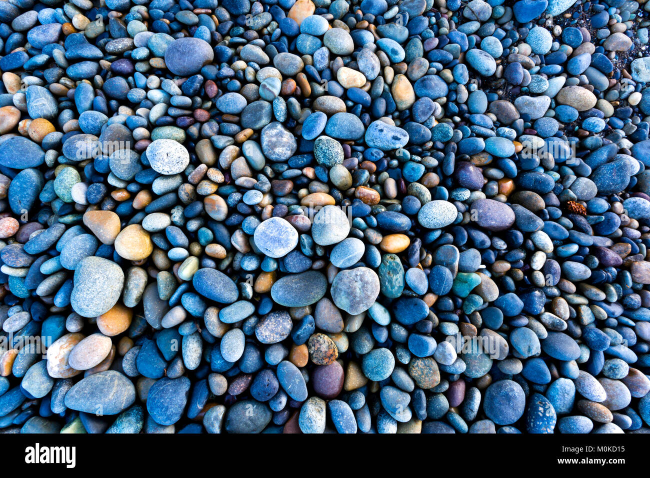 Variety of coloured rocks on Agate Beach near Tow Hill, Old Massett ...