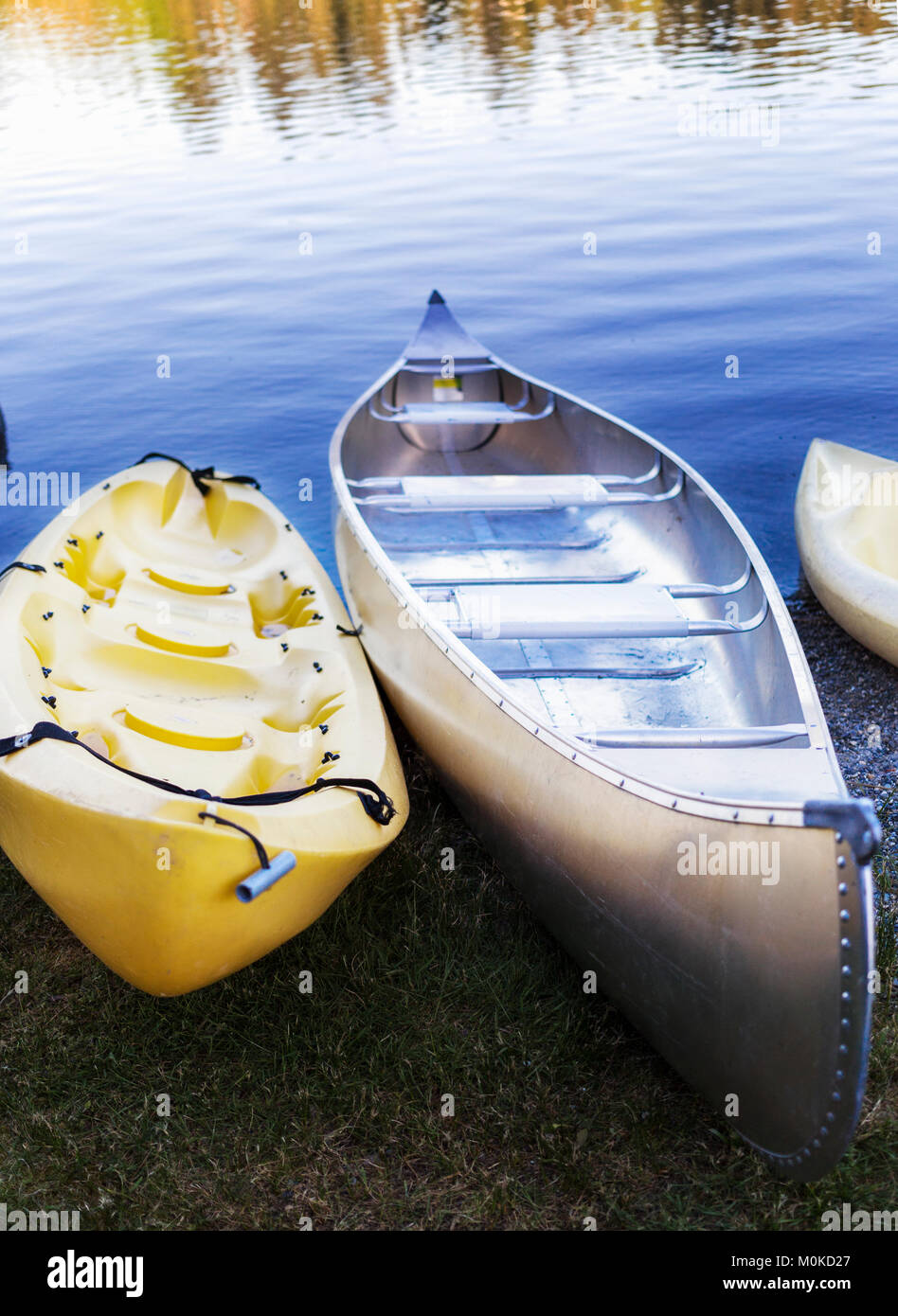 Silver canoe hi-res stock photography and images - Alamy
