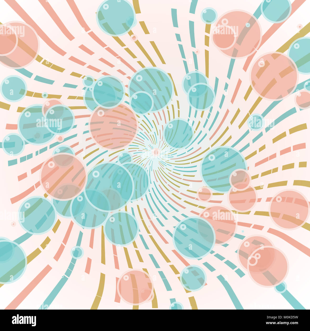 Bubbles on vortex geometric hi-res stock photography and images - Alamy