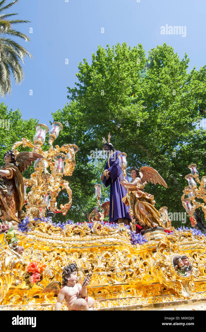 Holy week andalusia float christ hi-res stock photography and images ...