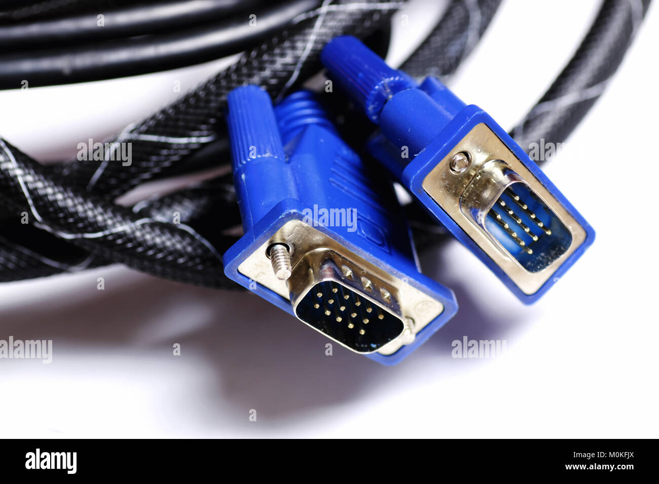 isolated plug the video cable Stock Photo - Alamy