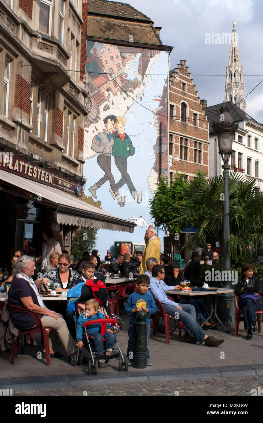 Belgium brussels comic strip art centre hi-res stock photography and ...