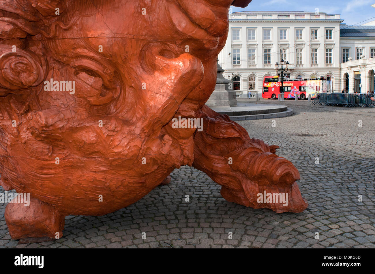 A sculpture from polyester resin by the Mexican artist Javier Marin ...