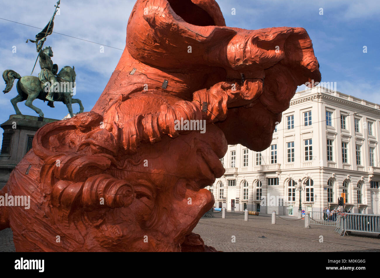 A sculpture from polyester resin by the Mexican artist Javier Marin ...