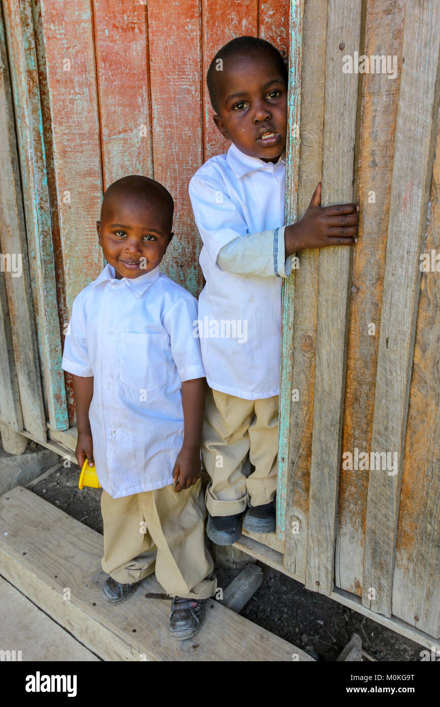 Two preschool children boys kids hi-res stock photography and images ...