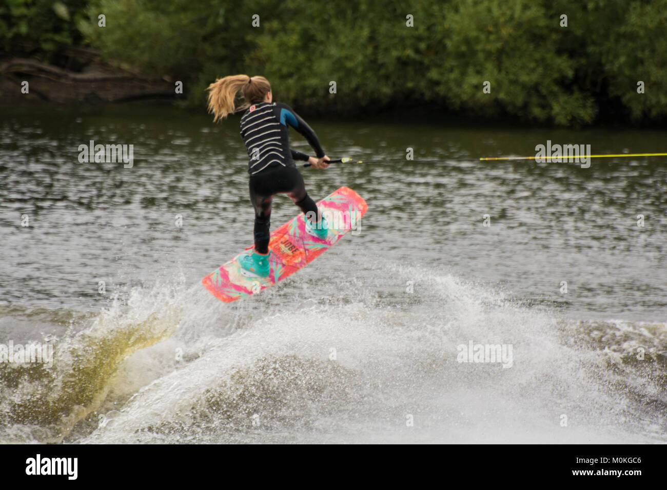 River Bann, Coleraine, Northern Ireland. - August 13th, 2016 :- A ...