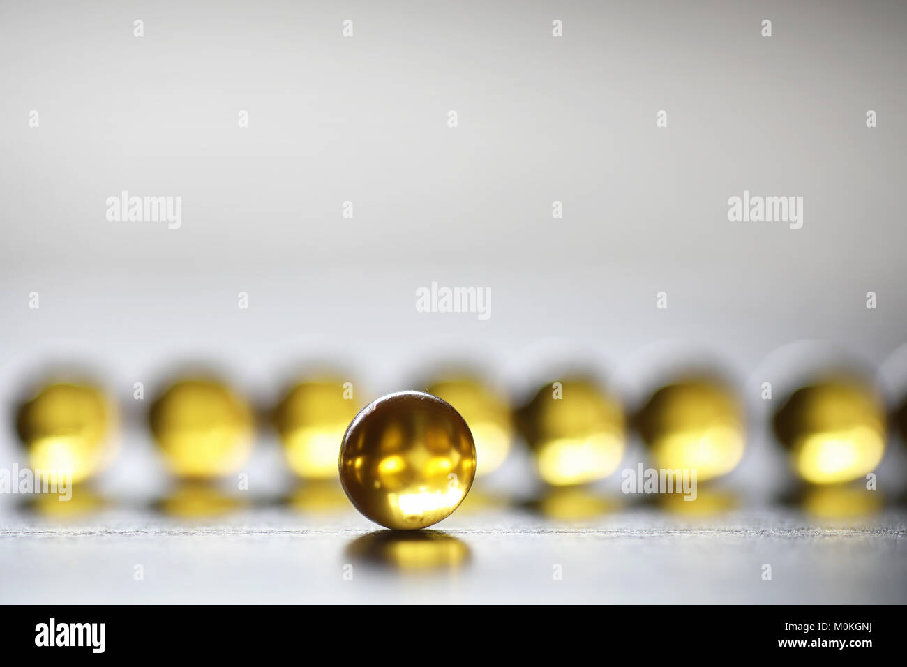 Fish fat. Medical products for the treatment of diseases. The co Stock ...